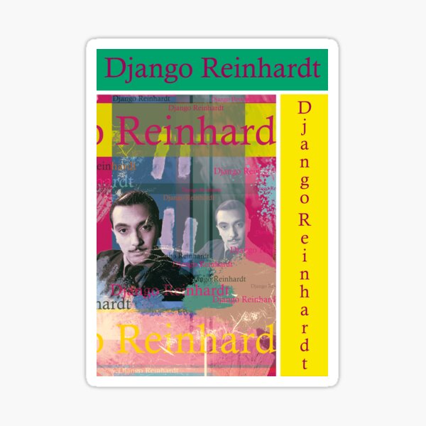 "Django Reinhardt portrait, famous musician, gifts for music lovers ...