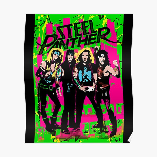 "STEEL PANTHER T-Shirt Essential T-Shirt.png" Poster for Sale by ...