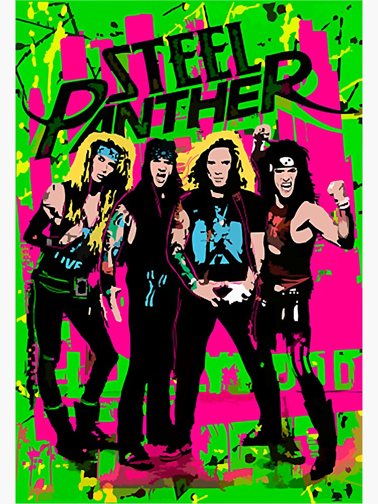 "STEEL PANTHER T-Shirt Essential T-Shirt.png" Sticker by Jacilliams ...