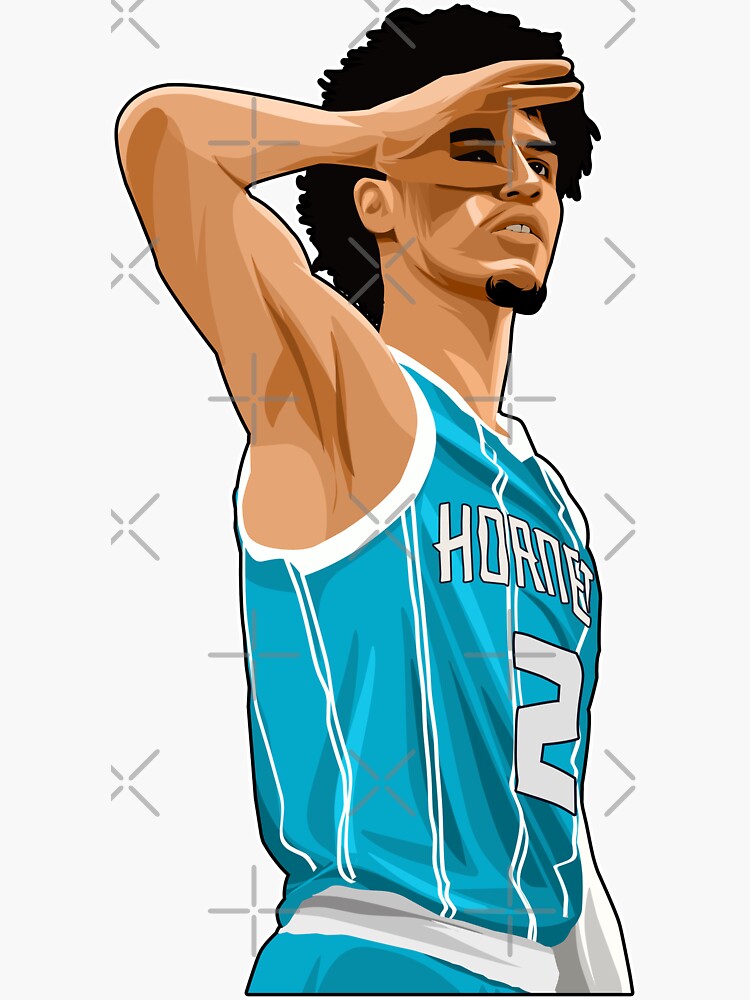 "LaMelo Ball #2 Signature" Sticker for Sale by VectorTower | Redbubble