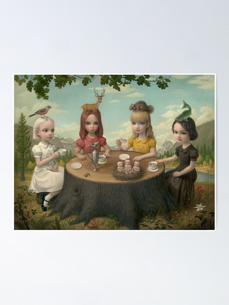 "Mark Ryden - Young Girl Tea Party" Poster by HelenrSand | Redbubble