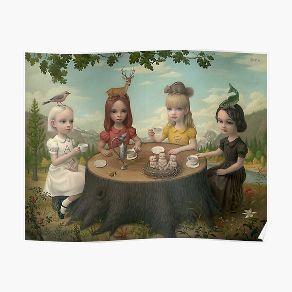 "Mark Ryden - Young Girl Tea Party" Poster by HelenrSand | Redbubble