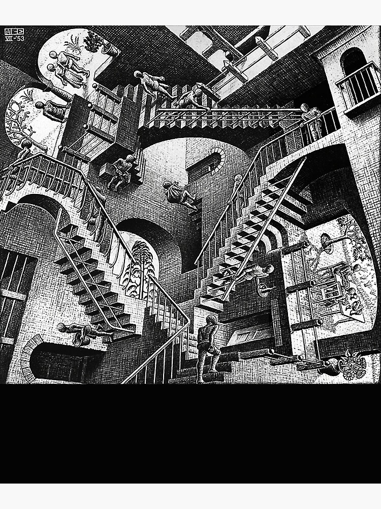 "M.C. Escher - Relativity Classic" Poster by RachelDomina | Redbubble