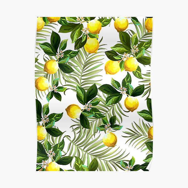 "Hand draw Lemon Tree" Poster for Sale by WillaldShop | Redbubble