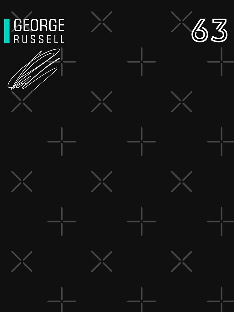 "George Russell" T-shirt for Sale by tema0789 | Redbubble | f1 t-shirts ...