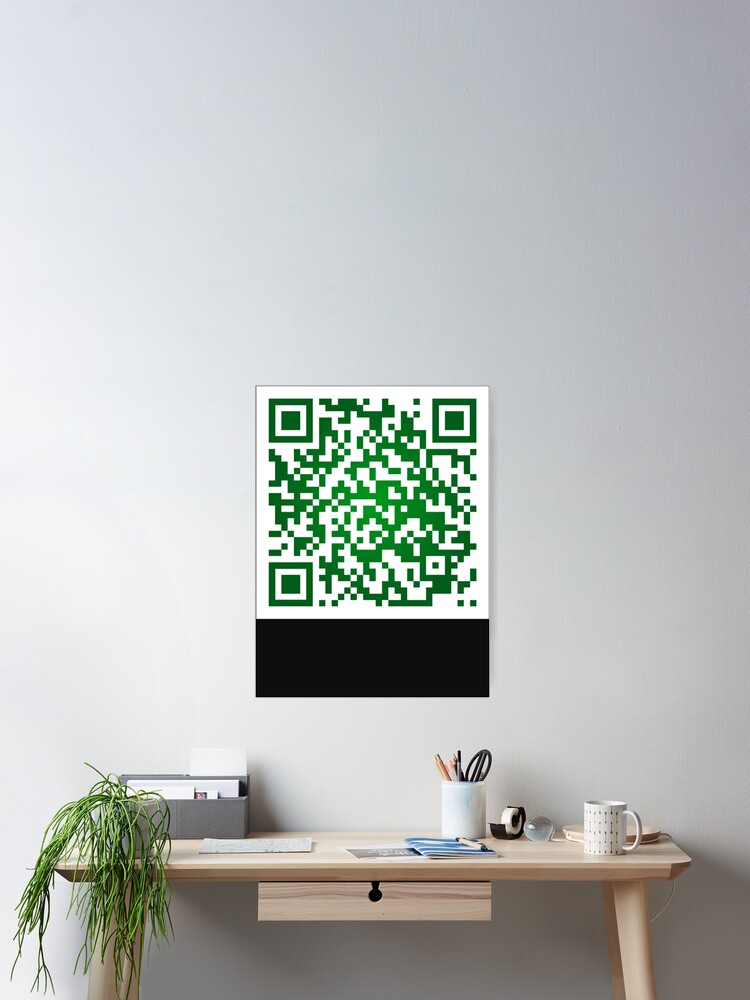 "Shrek Roll - QR Code " Poster for Sale by MadyJays | Redbubble