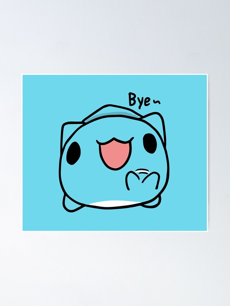 "Capoo Bye, Comic Cat, Bugcat Capoo" Poster for Sale by dev-ilyass ...