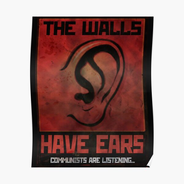 "Commie Propaganda Poster | Fallout Inspired | Wall Art Home Decor ...