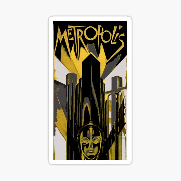 "Metropolis" Sticker by night-time | Redbubble