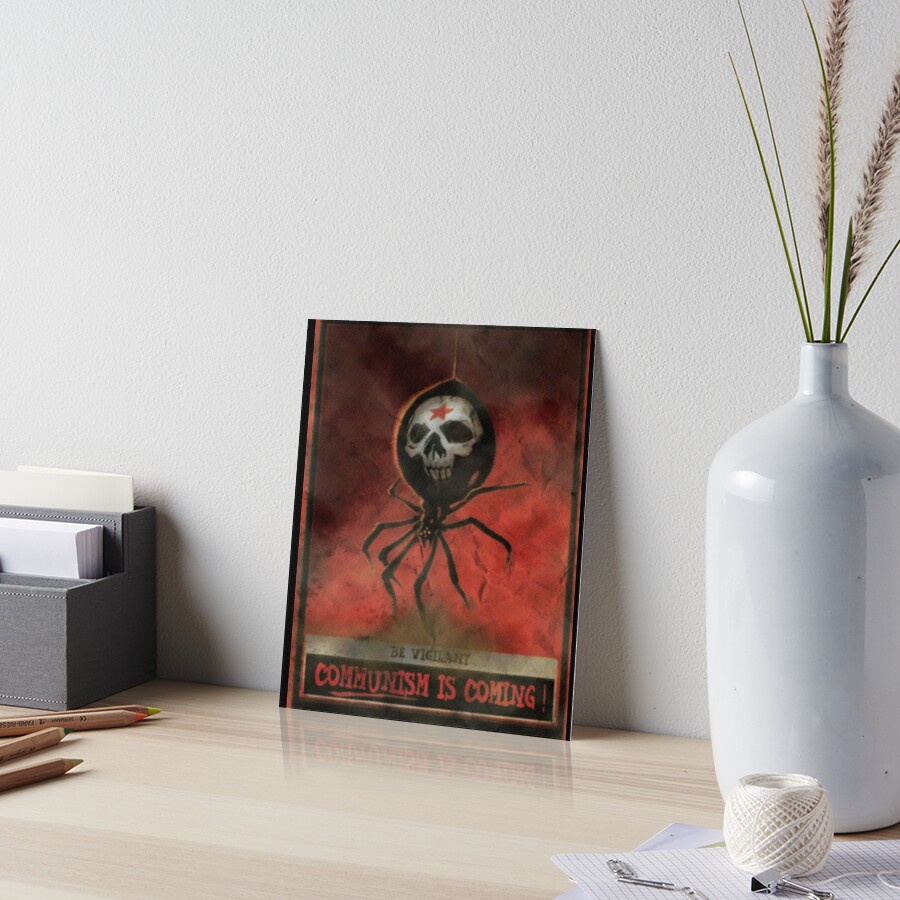 "Commie Propaganda Poster | Fallout Inspired | Wall Art Home Decor ...