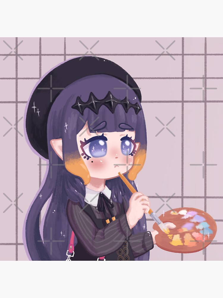 "Ninomae Ina'nis Artist - Hololive EN" Sticker for Sale by Paporuii ...