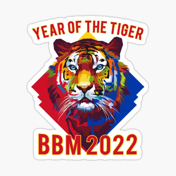Pegatina «Año del tigre BBM 2022» de BituinStars | Redbubble