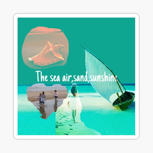 "Seaside" Sticker by Resdfg1234 | Redbubble