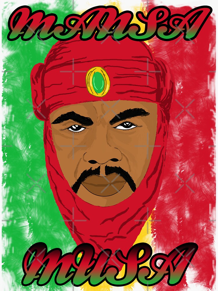 "Mansa of the mali empire" Sticker for Sale by maarifa | Redbubble