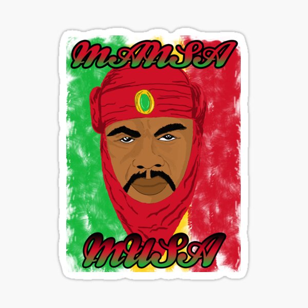 "Mansa of the mali empire" Sticker for Sale by maarifa | Redbubble