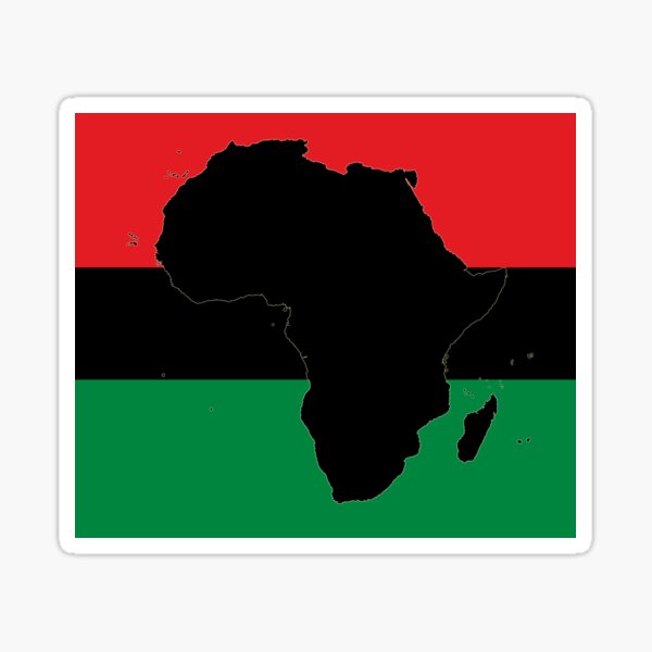 "Symbol of Africa - Pan African Flag" Sticker for Sale by deanworld ...