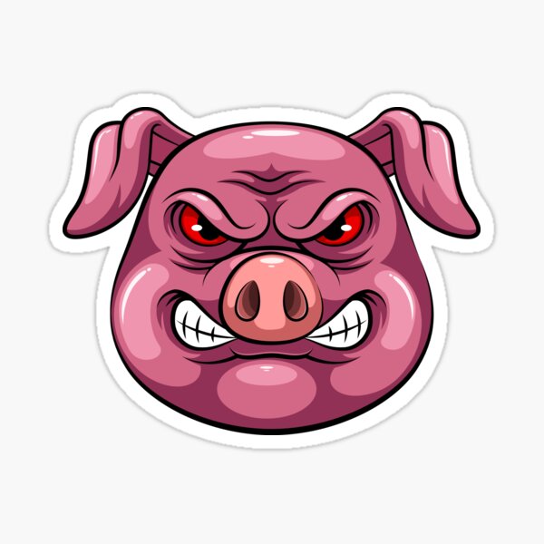 "pig" Sticker for Sale by MariaFionawati | Redbubble