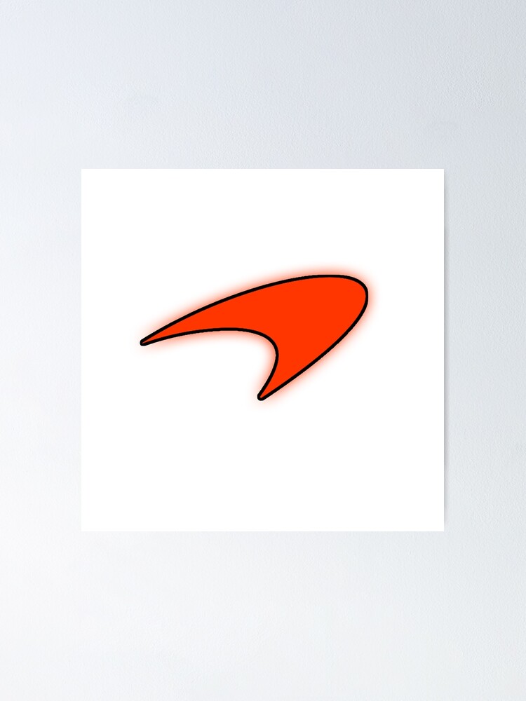 "McLaren Logo" Poster for Sale by MegaThingsShop | Redbubble