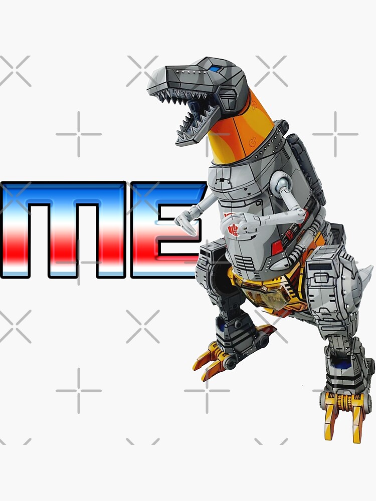 "Grimlock" Sticker by planetcybertron | Redbubble