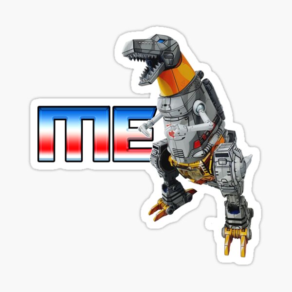 "Grimlock" Sticker by planetcybertron | Redbubble