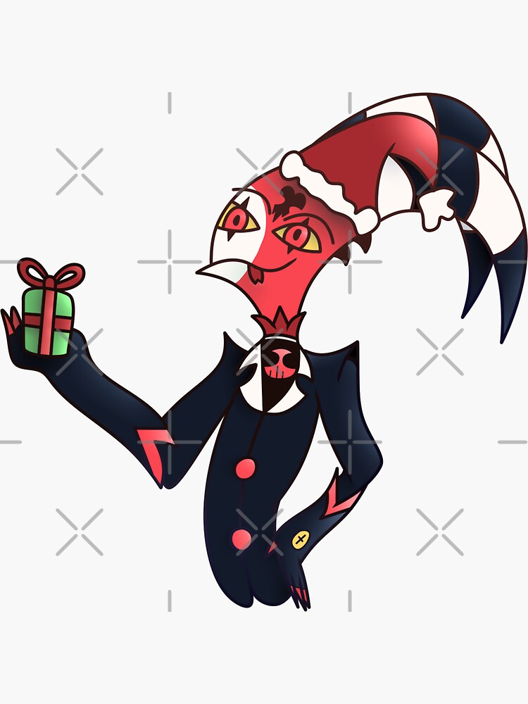 "Blitzo HelluvaBoss - Christmas" Sticker for Sale by KayleeVerschure ...