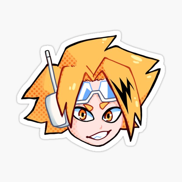 "denki kaminari" Sticker for Sale by Atomizer01 | Redbubble