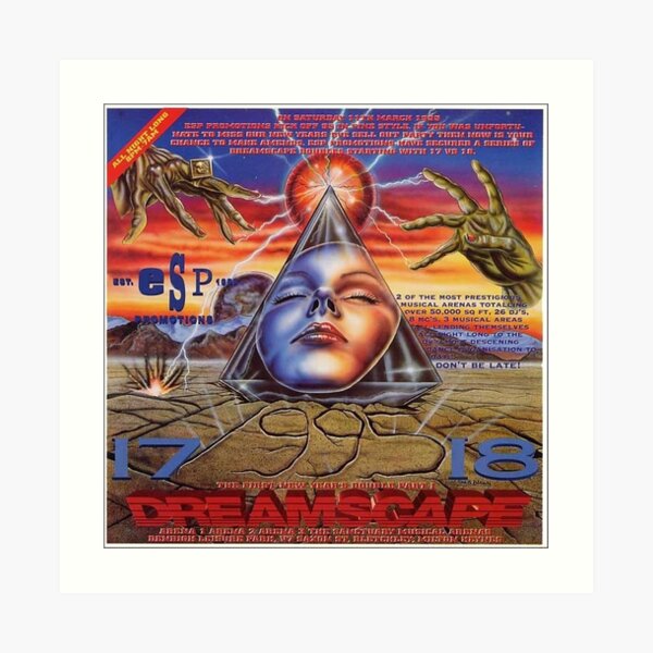 "rare psytrance rave poster oldschool" Art Print by 90PSYCH | Redbubble