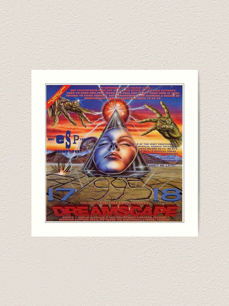 "rare psytrance rave poster oldschool" Art Print by 90PSYCH | Redbubble