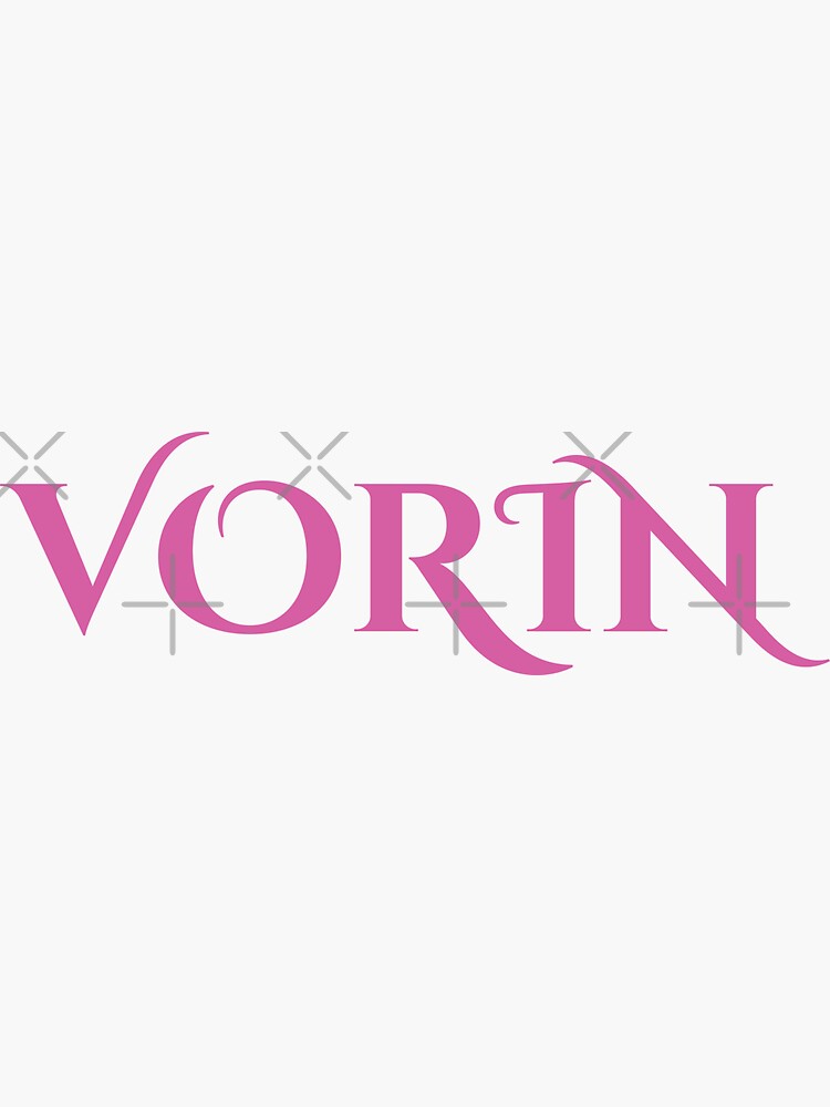 "Vorin Brand Logo" Sticker for Sale by VorinBrand | Redbubble
