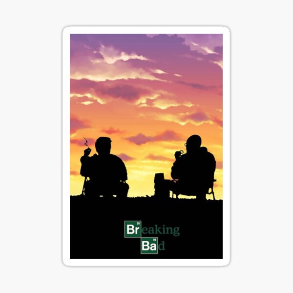 "breaking bad" Sticker for Sale by irmahinson | Redbubble
