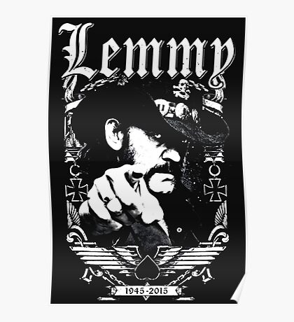 Lemmy Kilmister: Posters | Redbubble