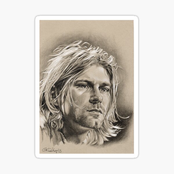 "Kurt" Sticker for Sale by deang-art | Redbubble