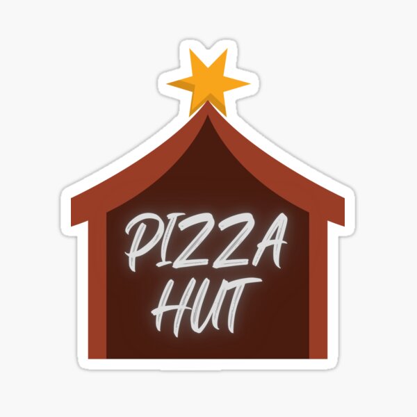 "Pizza Hut Logo !" Sticker for Sale by ArtValley156 | Redbubble
