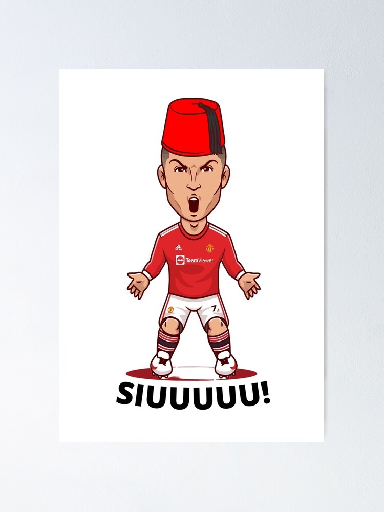 "cristiano ronaldo siuuu morocco hat style" Poster for Sale by ...