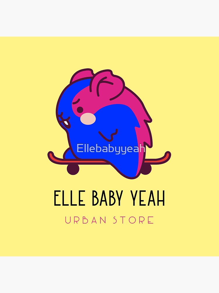 "Elle Baby Yeah Logo " Sticker for Sale by Ellebabyyeah | Redbubble