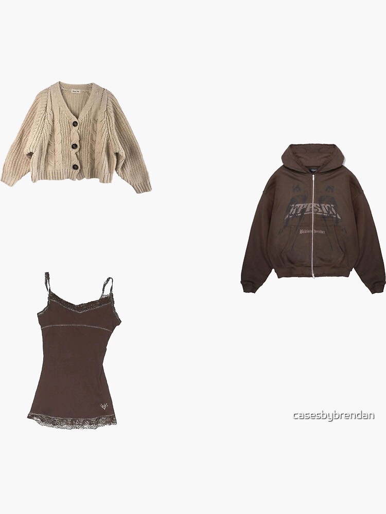 "y2k grunge clothing pack" Sticker for Sale by casesbybrendan | Redbubble