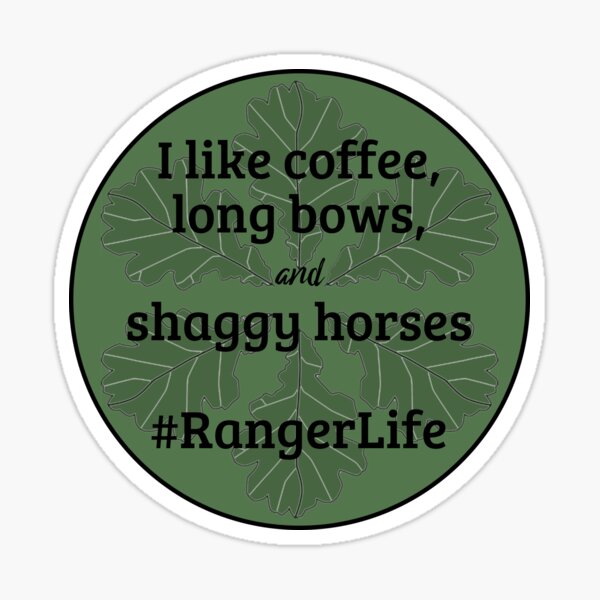 "Ranger Life" Sticker for Sale by ModernMerida | Redbubble