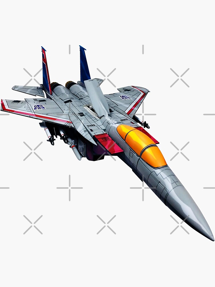"Starscream" Sticker for Sale by planetcybertron | Redbubble