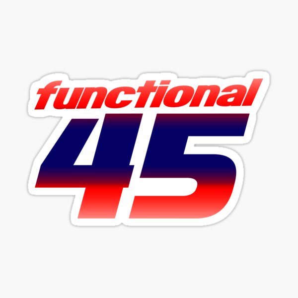 "F45 Functional 45 Gym Gradient" Sticker for Sale by arthurboutique ...