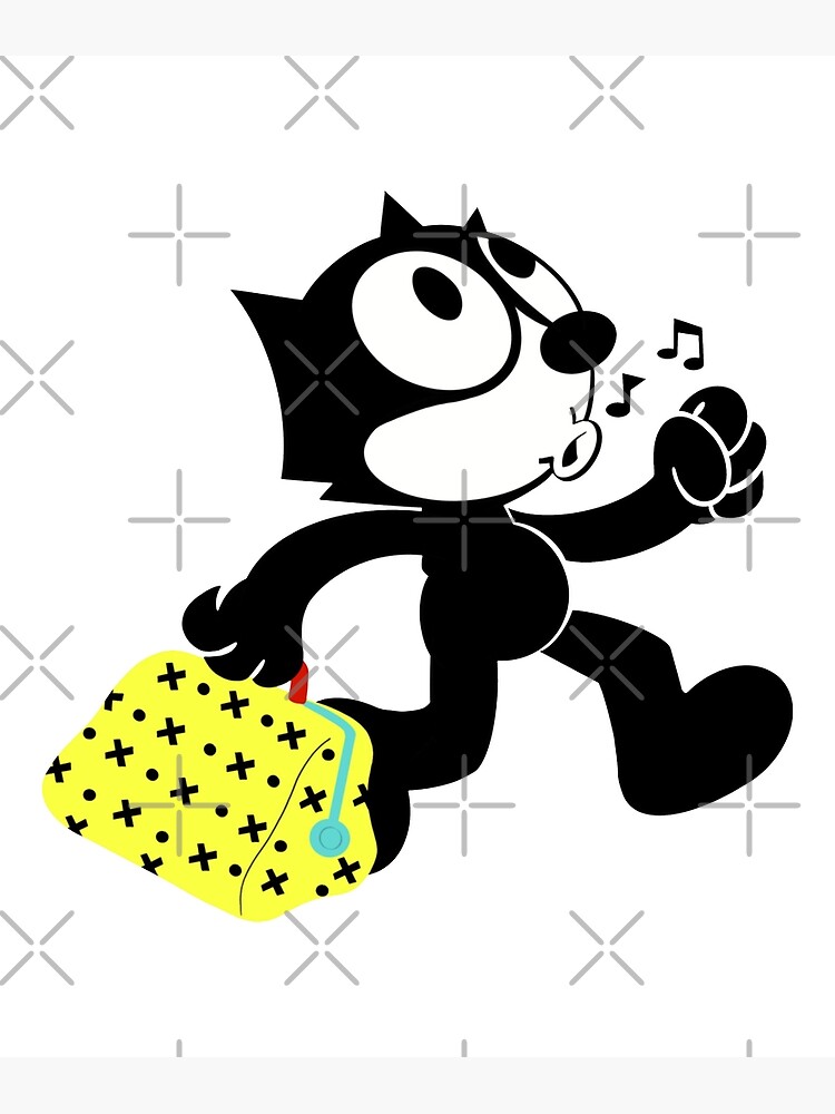 Felix The Cat And His Magic Bag Of Tricks Art Print By Iqtees Redbubble