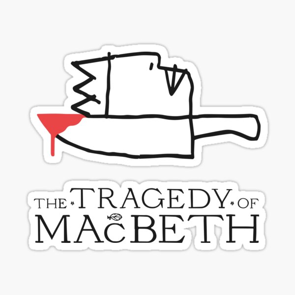 "The Tragedy of MacBeth Movie - Cover Design" Sticker for Sale by ...