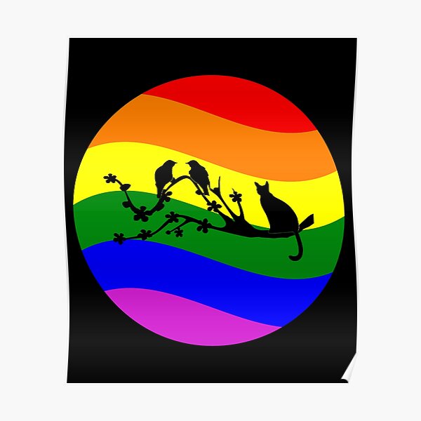 "LGBTQ Pride - Cats" Poster for Sale by Pride-Arts | Redbubble