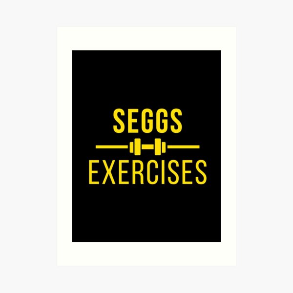 "Seggs Exercises | Cute Seggs" Art Print for Sale by bondarko | Redbubble