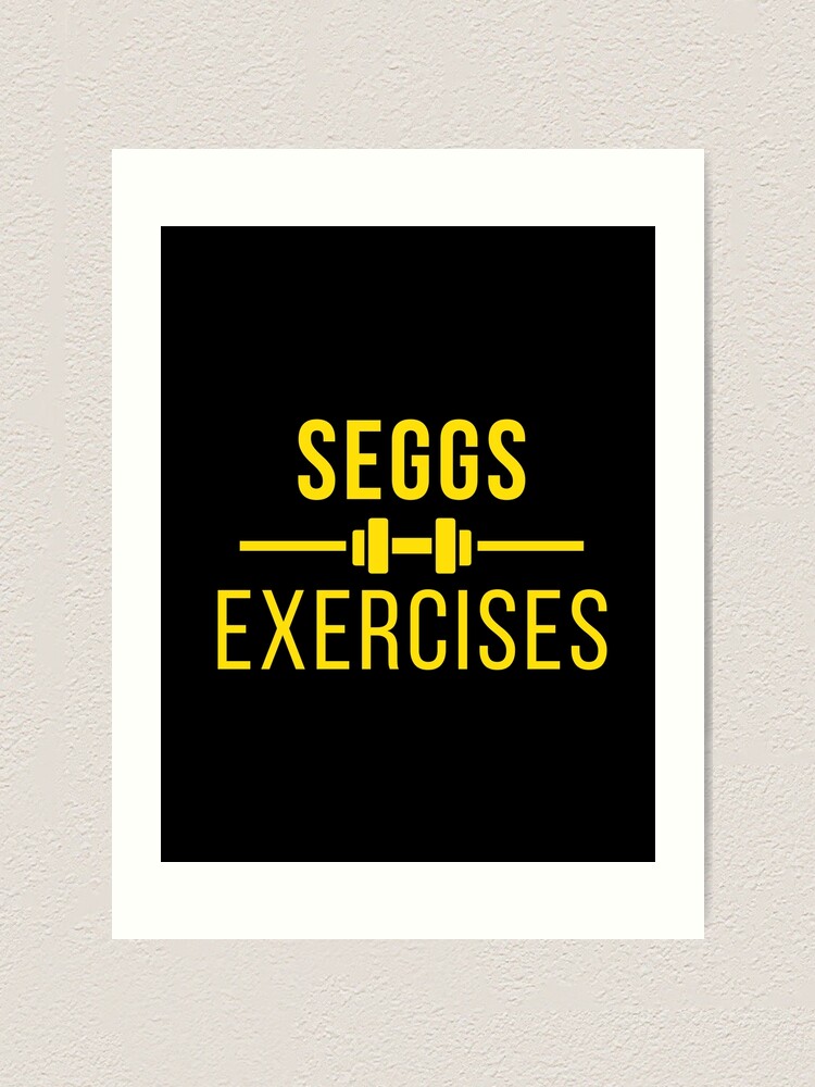 "Seggs Exercises | Cute Seggs" Art Print for Sale by bondarko | Redbubble