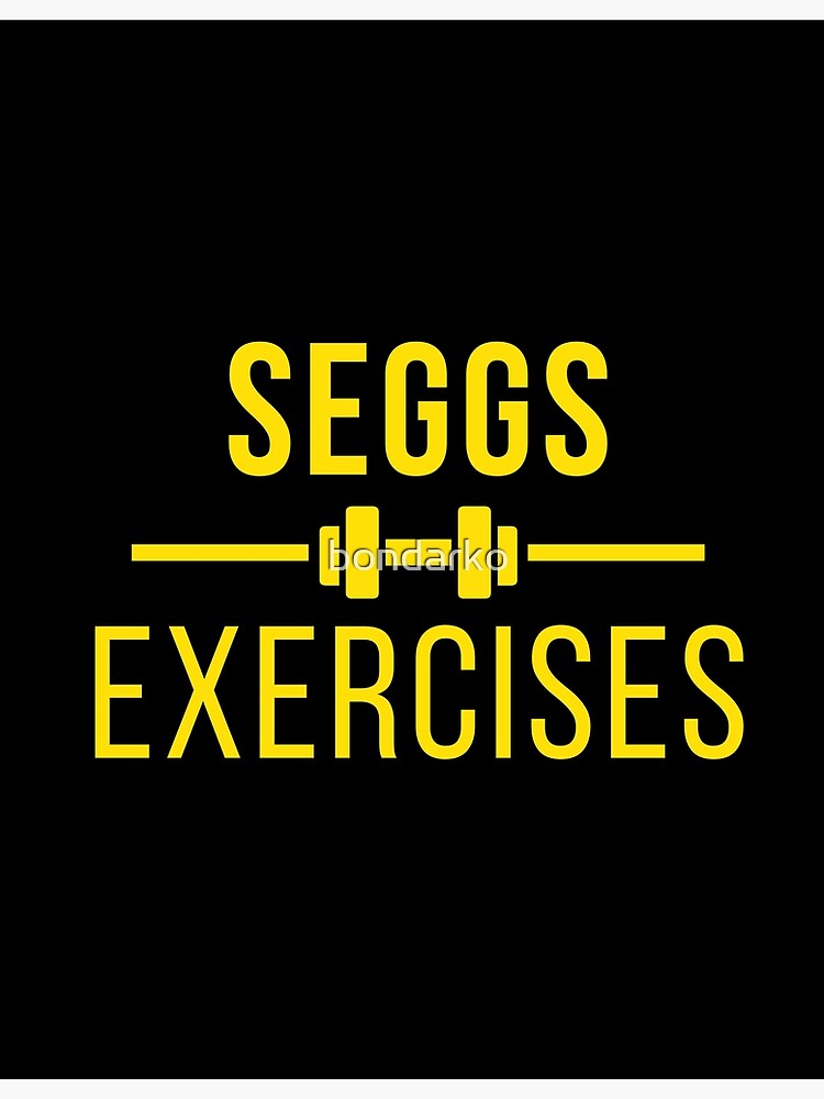 "Seggs Exercises | Cute Seggs" Art Print for Sale by bondarko | Redbubble