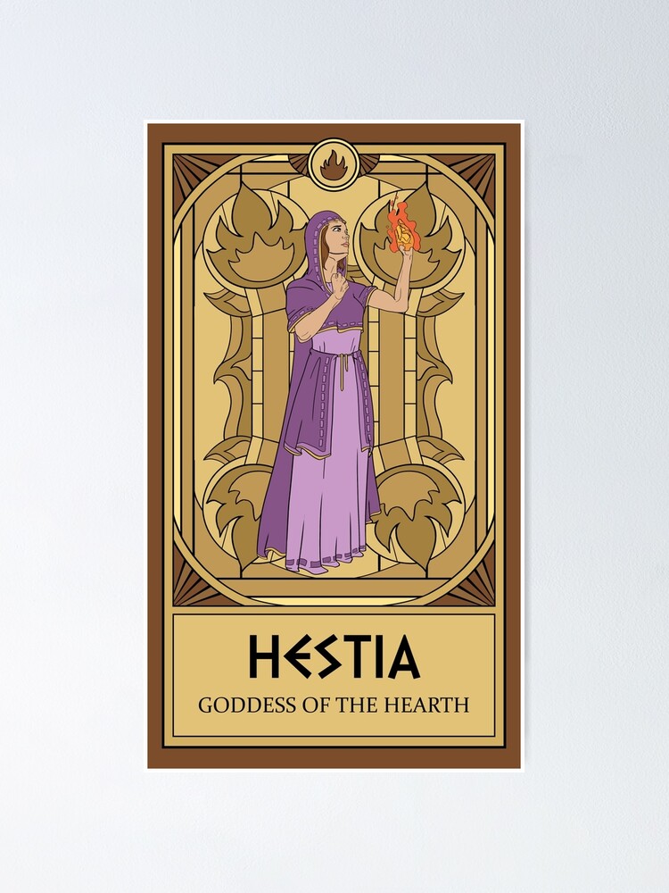 "Hestia Tarot Card" Poster for Sale by katieclouds | Redbubble