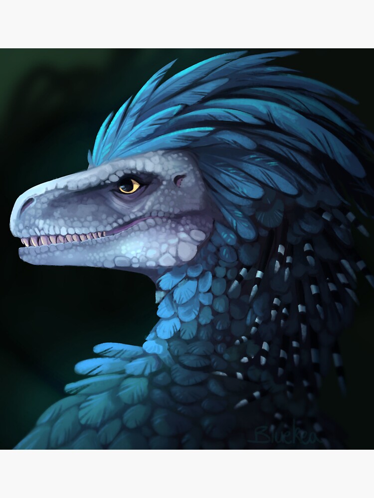 "Ark Survival Evolved Blue Raptor " Sticker for Sale by Alfi-Red ...