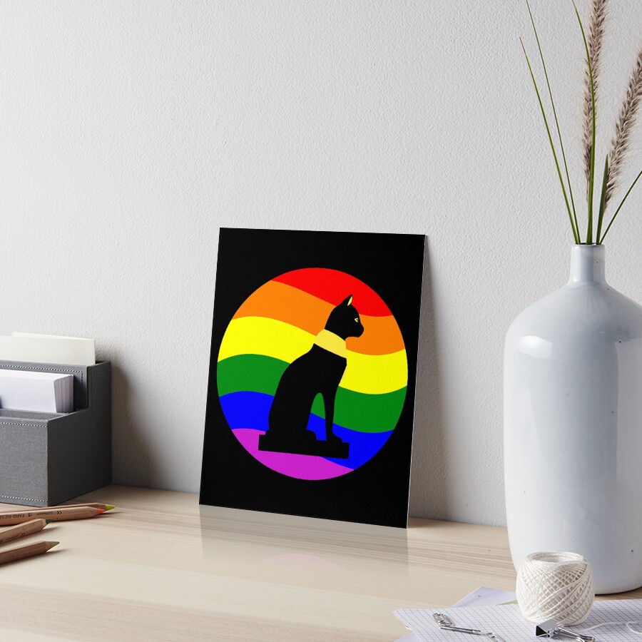 "LGBTQ Pride - Cats" Art Board Print for Sale by Pride-Arts | Redbubble
