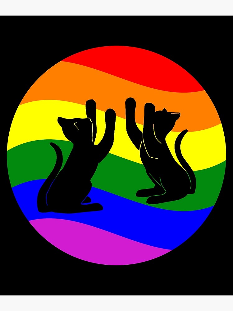 "LGBTQ Pride - Cats" Poster for Sale by Pride-Arts | Redbubble