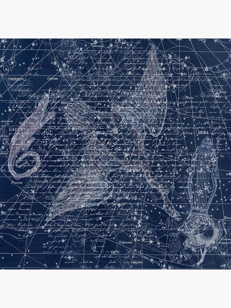 "Celestial Map Cygnus Constellation" Poster for Sale by RyansOpenDoor ...